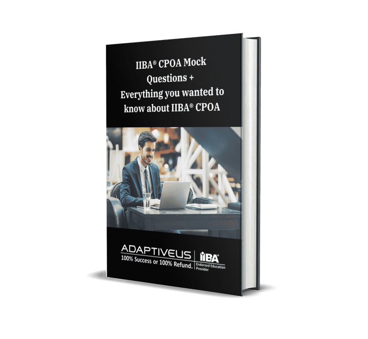 IIBA CPOA Training | 100% Success Guarantee | $450 off