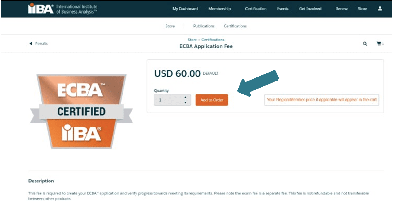 ECBA Application - Step by step approach