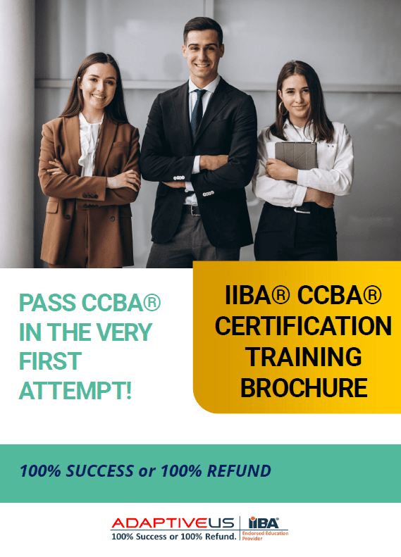 CCBA Brochure | 100% Success or Refund