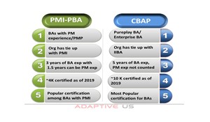 PMI PBA vs IIBA CBAP